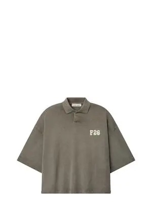 FEAR OF GOD Fear Of God Essentials Heavy Jersey Cropped Polo