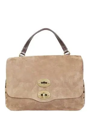 ZANELLATO Nabuk Mini Crossbody Bag - Marrone
