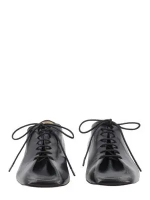 LEMAIRE Leather Derby Shoes - Black