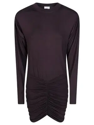 Andamane Lennox Long Sleeve Mini Dress - Viola