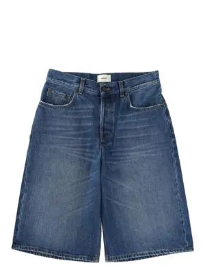 HAIKURE Becky Cotton Shorts - Denim