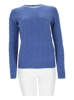 Polo Ralph Lauren Cable-knit Wool-cashmere Sweater - Blue