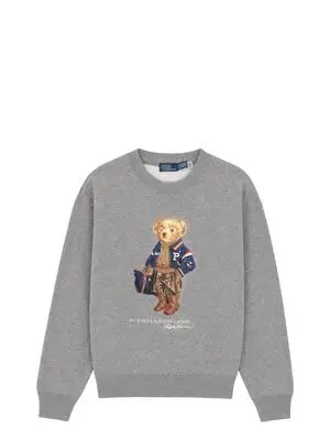 Polo Ralph Lauren Polo Bear Graphic Crewneck Sweatshirt - Grey