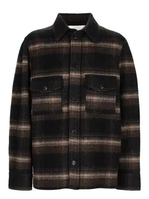 MARANT MARANT Plaid Wool Shirt Jacket
