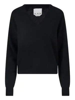 SA SU PHI Crewneck Sweater - Black