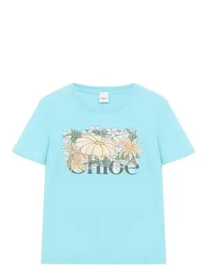 CHLOÉ CHLOÉ Logo T-Shirt With Front Print