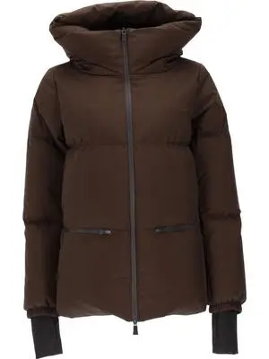 Herno Hooded Puffer Jacket - Brown