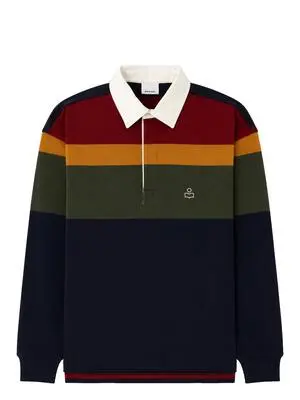 MARANT Long Sleeve Rugby Shirt - Blue
