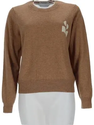 MARANT ETOILE Crewneck Knit Sweater - Grey