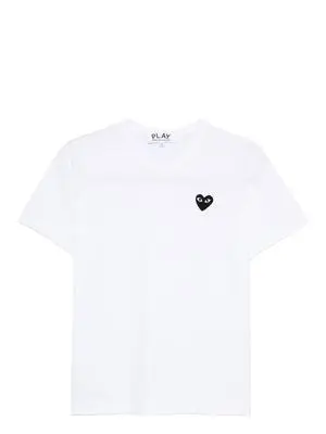 Play Comme Des Garcon Cotton T-shirt - White
