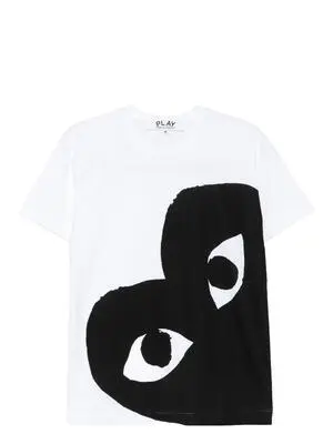 Play Comme Des Garcon Cotton T-shirt - White