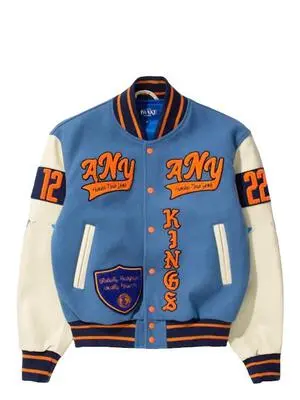 AWAKE Corazon De Leon Jacket - Blue/cream