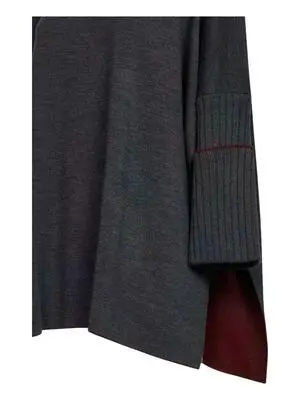 Herno Ribbed Funnel-neck Sweater - Grey