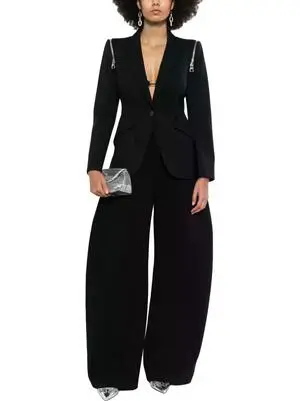 ISABEL SANCHIS Isabel Sanchis Structured Curved-Leg Palazzo Pants