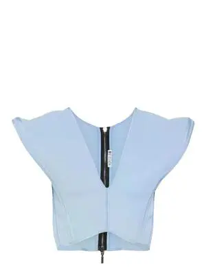 Maticevski Maticevski Bonded Combat Top Blue