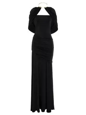V:PM ATELIER V:PM ATELIER Rogue Draped Ruched Maxi Dress