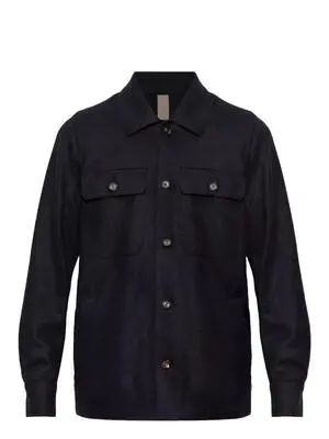 Eleventy Button-up Pocket-detail Shirt - Blue
