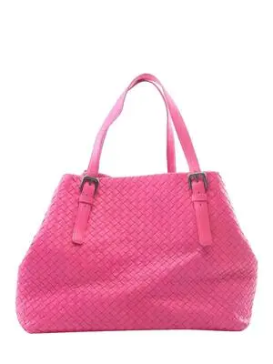 Bottega Veneta Bottega Veneta Nappa Intrecciato Tote Bag Pink