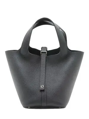 Hermès Hermès Clemence Picotin Lock 18 Handbag Blue