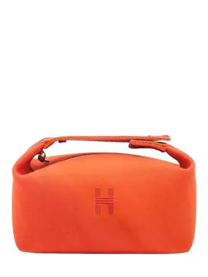 Hermès Hermès Toile Bride A Brac Vanity Bag Orange