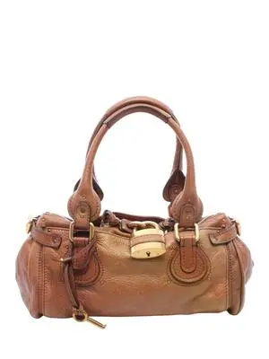 Chloé Chloé Leather Paddington Handbag Brown