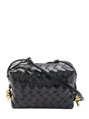 Bottega Veneta Bottega Veneta Intrecciato Loop Camera Bag Black