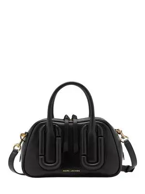 Marc Jacobs Babe Top Handle Leather Bag - Black