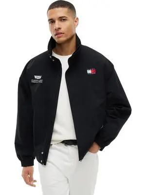 Tommy Hilfiger X Cadillac F1 Team Back Flag Jacket - Black