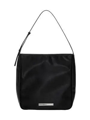 Marhen.j Vegan Leather Square Shoulder Bag - Black