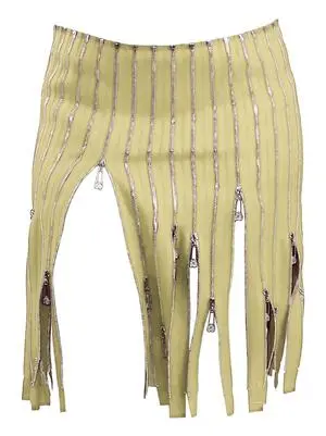 28NATELIER The Zipper Skirt - Yellow