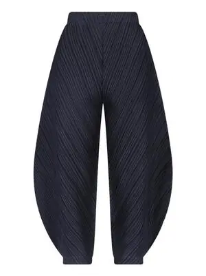 ISSEY MIYAKE Pleated Round Trousers