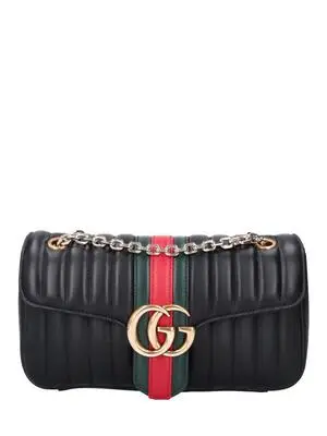 Gucci Jetset Gg Marmont Shoulder Bag - Black