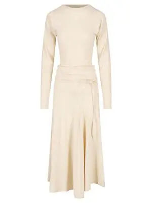 LEMAIRE Cotton Maxi Dress - Cream