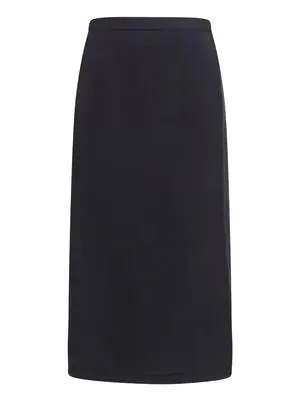 RIER Fleece Wool Skirt - Black