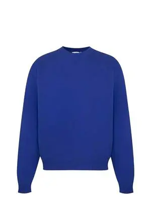 JIL SANDER JIL SANDER Long-Sleeve Crew-Neck Sweatshirt Blue