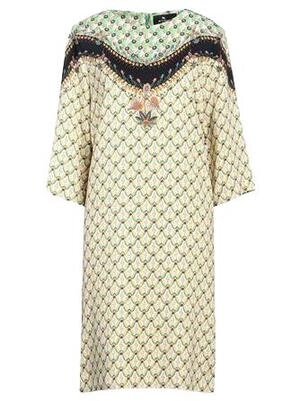 Etro Viscose Elastane Midi Dress - Beige