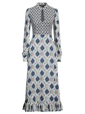 Etro Floral-print Midi Crepe Dress - Navy