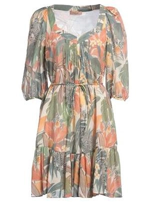 TWINSET Cotton Floral-print Mini Dress - Beige