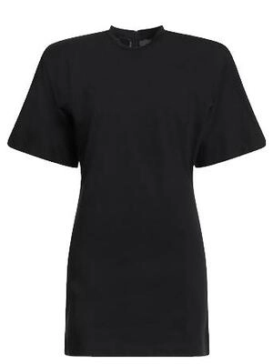 Pinko Cotton Jersey Mini Dress - Black