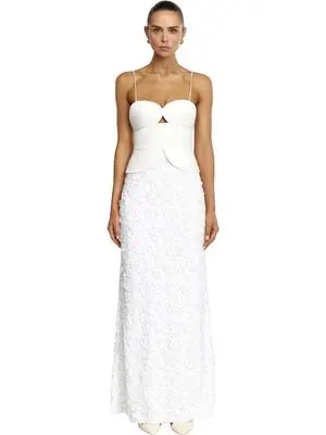 Acler Pryde Maxi Dress - Ivory