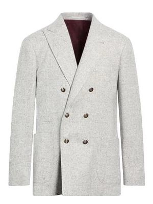 Brunello Cucinelli Blazer Light Size Silk, Wool, Cashmere - Grey