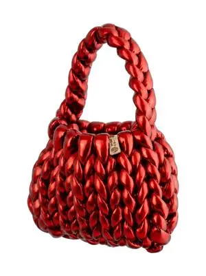 ILLLINA Metallic Statement Bag - Red