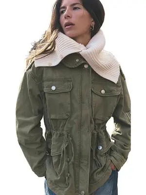 Free People Sunday Button Snood - Ivory
