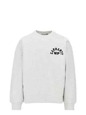 Carhartt Work In Progress Arch Cript' Cotton-blend Weathirt - Grey
