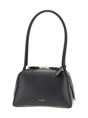 Alaïa ALAIA Leather Le Bouledogue Bag Black