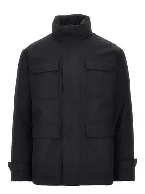 Herno Padded Gore-tex Nylon Jacket - Black