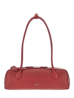 Alaïa ALAIA Leather Medium Le Teckel Bag Red