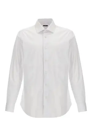 BARBA NAPOLI Poplin Shirt - White