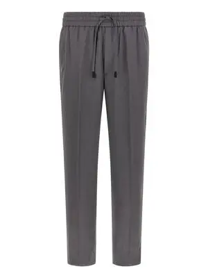 Brioni Asolo Wool Trousers - Gray
