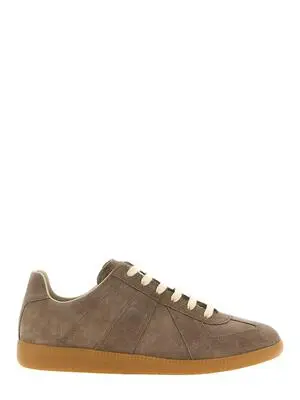 MAISON MARGIELA MAISON MARGIELA Replica Suede Sneakers Beige